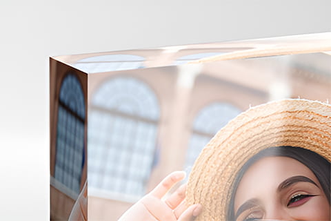 Personalised Photo Blocks in Acrylic or Wood 70% OFF | My Picture UK