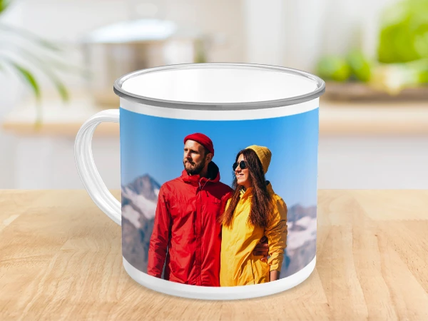 Personalised Enamel Mugs with Photo 75% OFF | My Picture UK